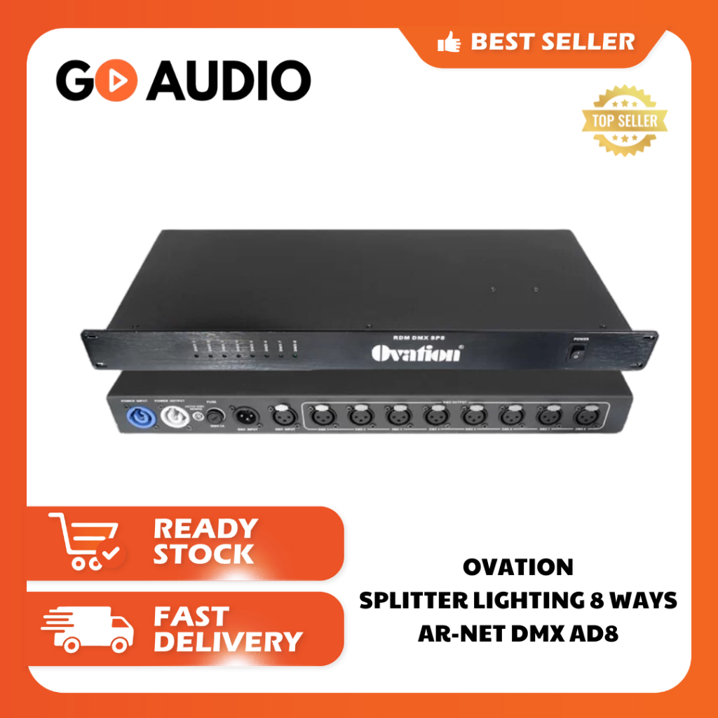 Jual OVATION | Splitter Lighting 8 Ways AR-NET DMX AD8 Original ...