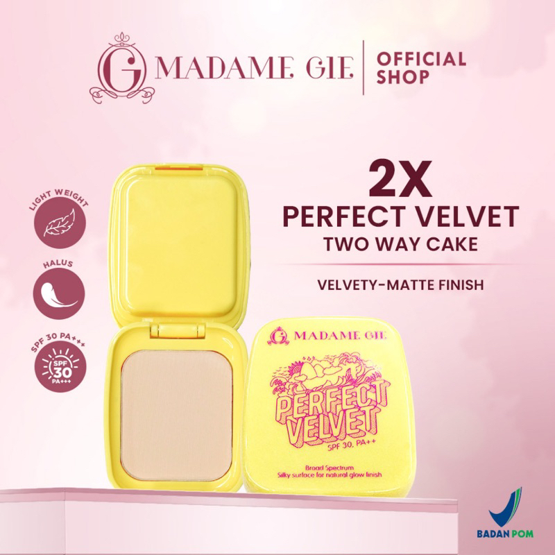 Jual MADAME GIE Perfect Velvet Two Way Cake Series | Shopee Indonesia