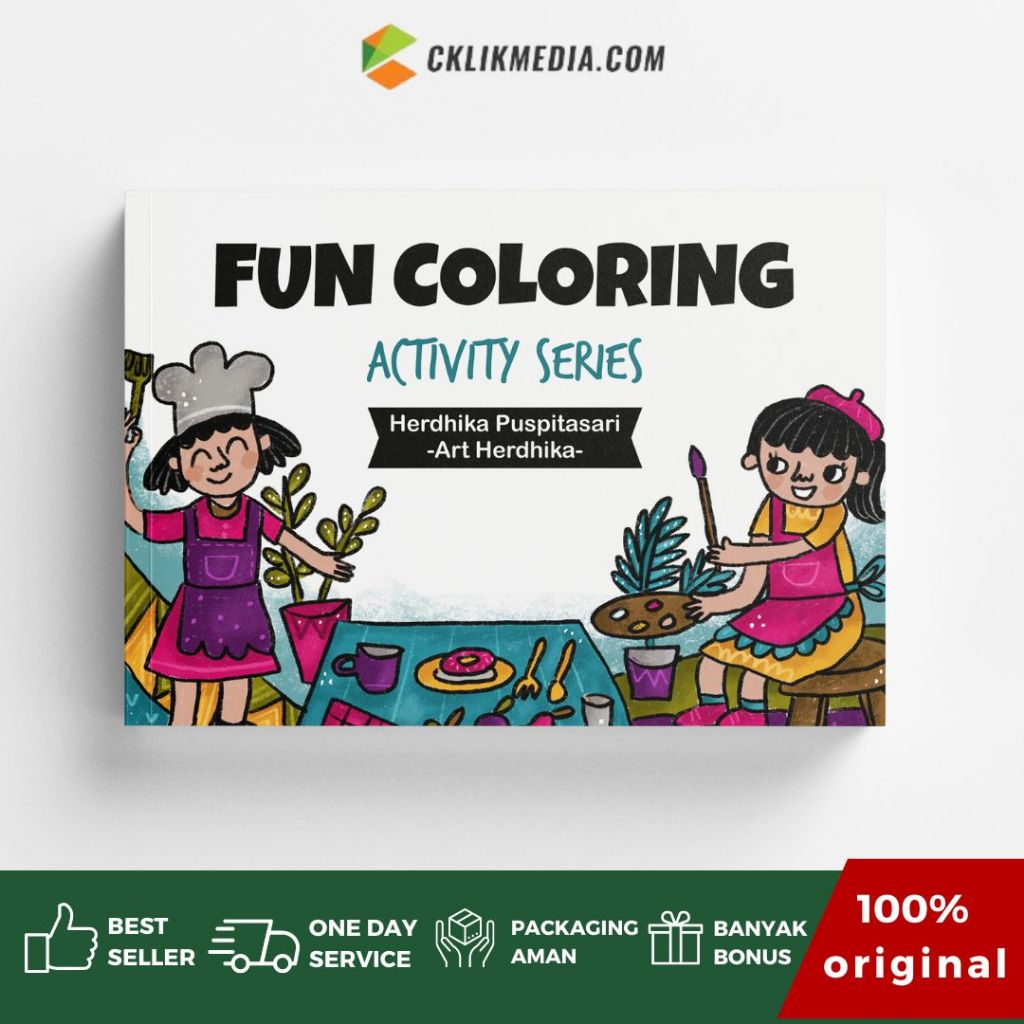 Jual CKLIK MEDIA - Buku Mewarnai: Fun Coloring Activity Series | Shopee ...