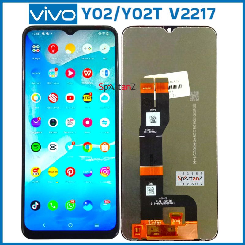 Jual Lcd Touchscreen Vivo Y02 / Y02T FULLSET | Shopee Indonesia