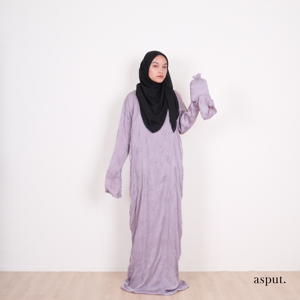 Jual ASPUT - Alesha Embroidery Mukena Abaya | Shopee Indonesia