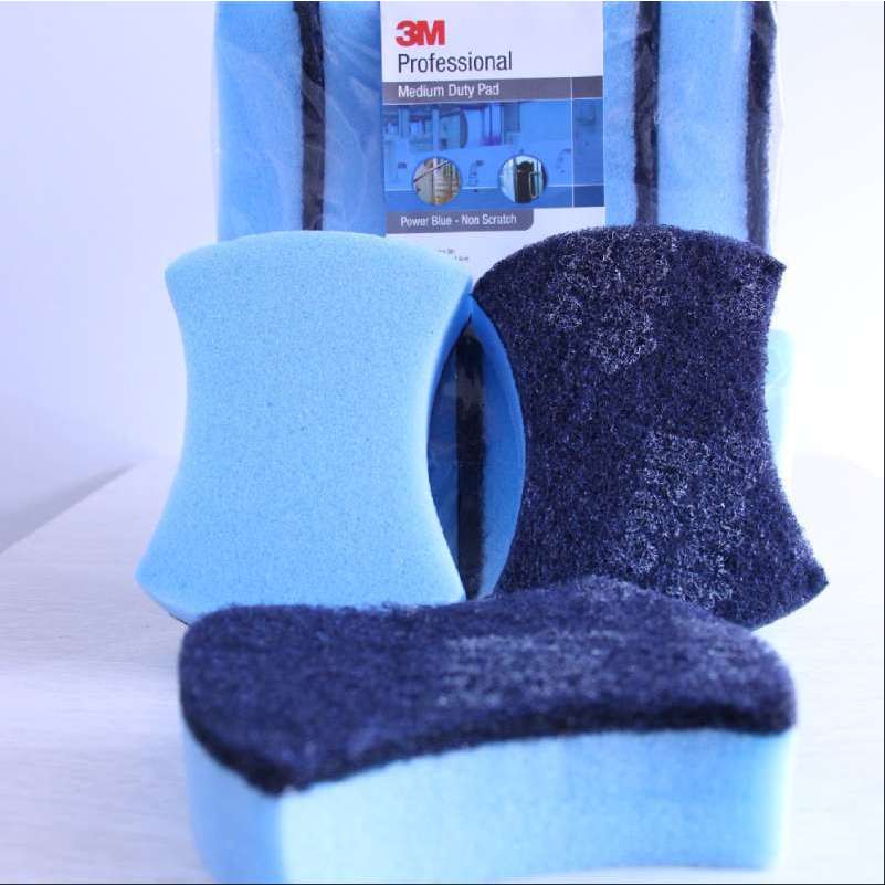 Jual 3M PROFESSIONAL SCOTCH BRITE LC 2000 SPON CUCI SPONGE POWER BLUE ...