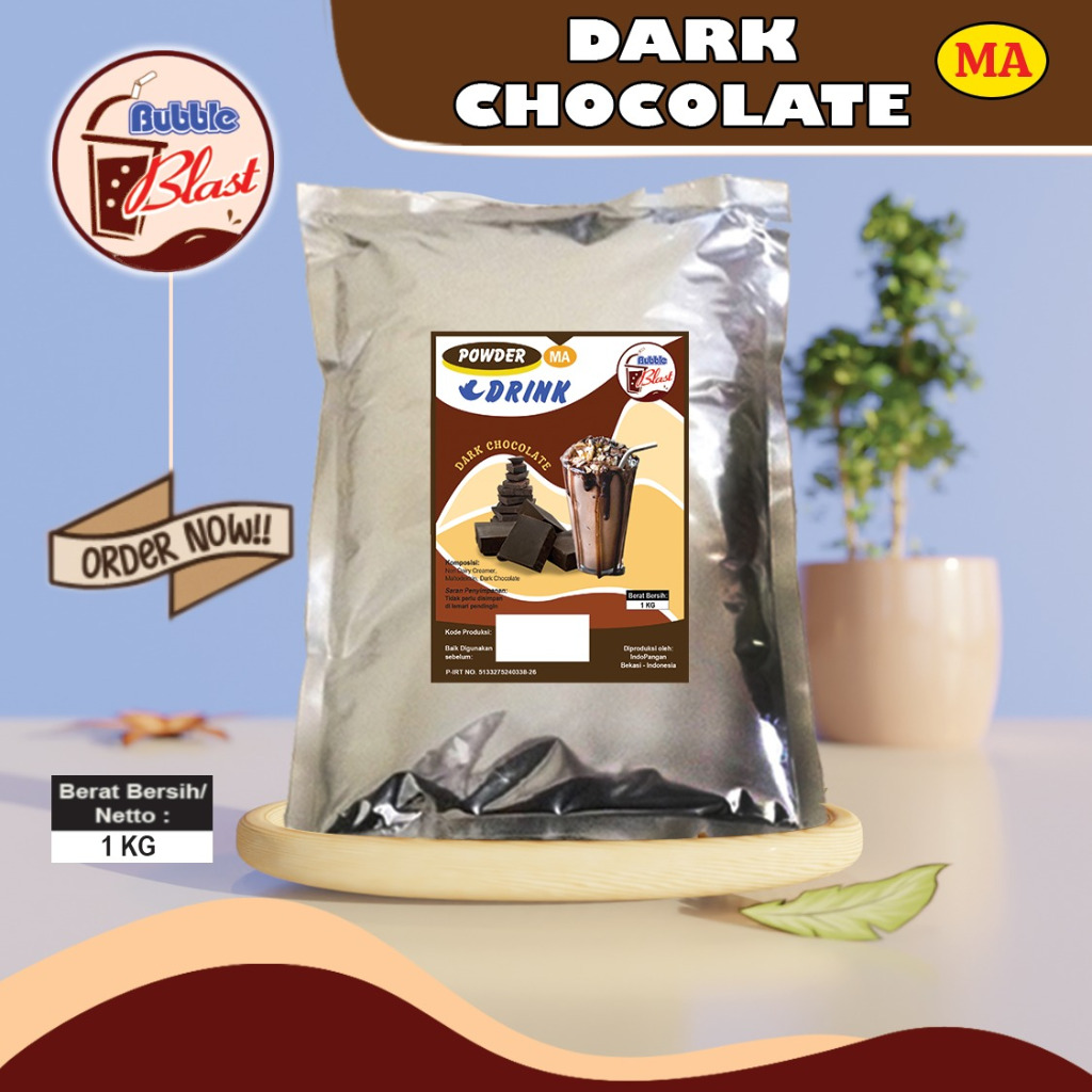 Jual Bubuk DARK COKLAT 1 KG - Bubuk Minuman Rasa Cokelat - Powder Drink ...