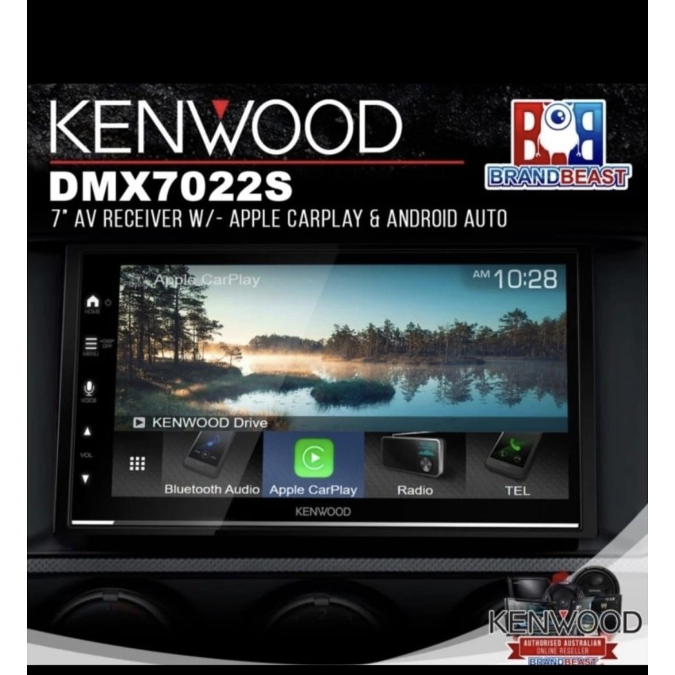 Jual Headunit Kenwood DMX7022s Double din Applecarplay n Android Auto | Shopee Indonesia
