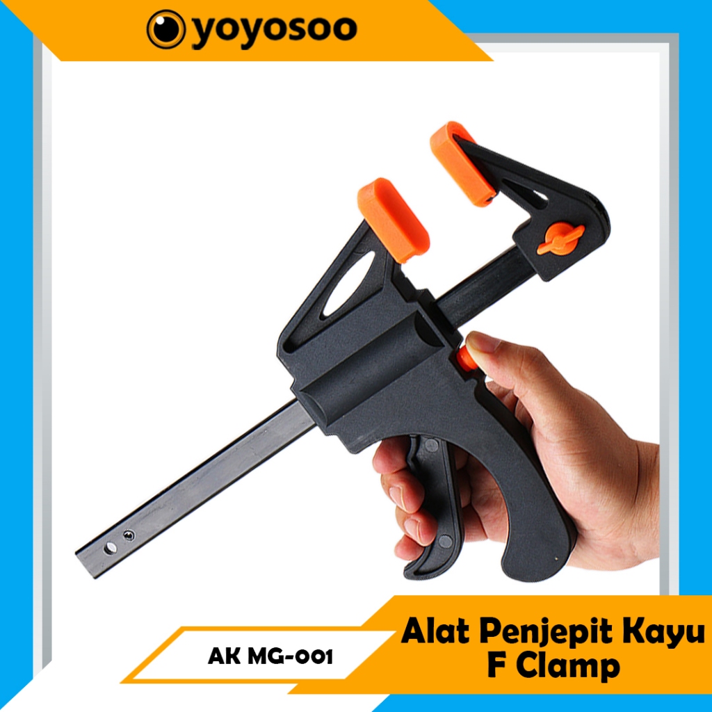 Jual Clamp F Penjepit Kayu Papan Kayu Klem Heavy Duty Woodworking ...