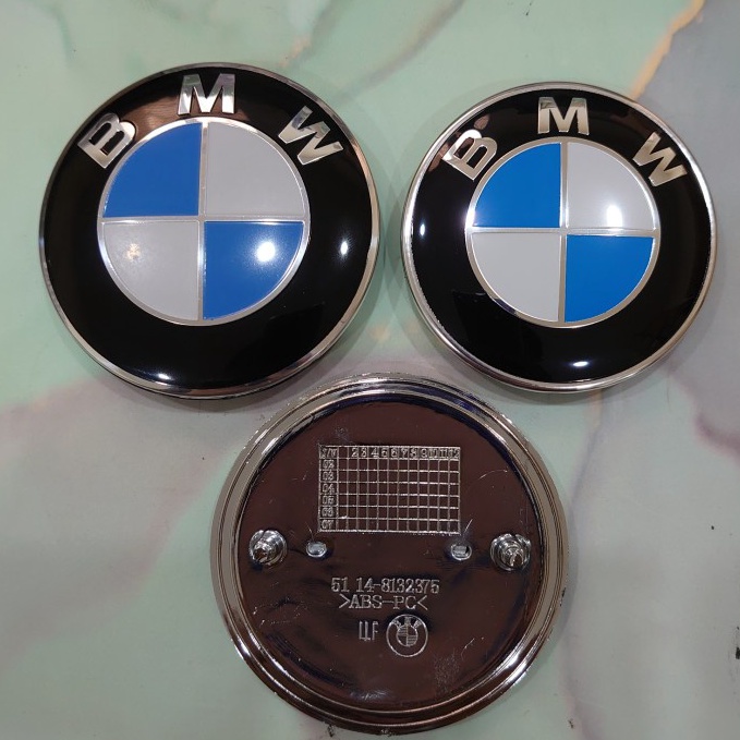 Jual [KODE P8R7] Emblem BMW Kap Mesin 82mm / Bagasi 74mm Logo Kap Mesin ...