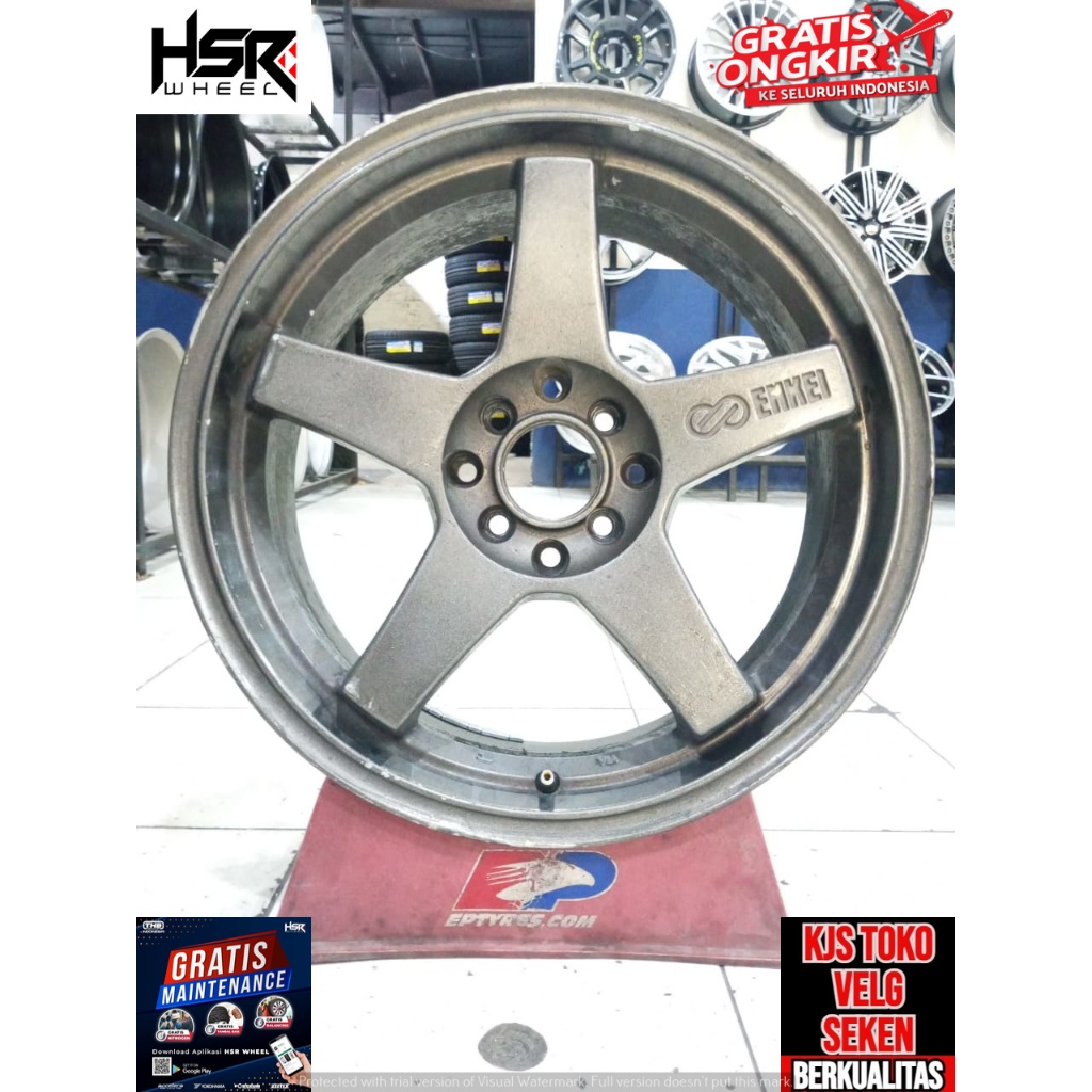 Jual MENJUAL VELG RACING SECOND TERMURAH BERKUALITAS BUAT MOBIL YARIS HONDA JAZZ FREED MOBILIO ...