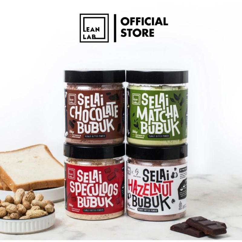 Jual Selai Diet Sehat Lean Lab 1/3 PB Selai Kacang Bubuk peanut butter ...