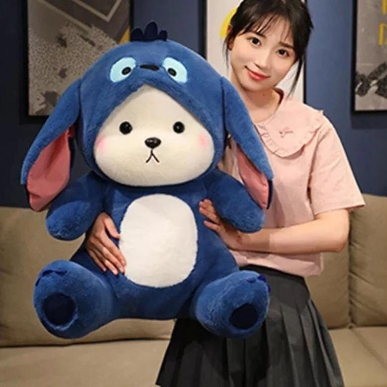 Jual Boneka Bear Custom 40cm XL Bahan Plush Hadiah Anak kado Ulang ...