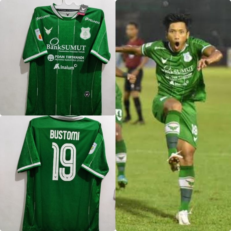 Jual Jersey Ori Player Issue PSMS Medan Home 2022 Bustomi Fardan Harahap | Shopee Indonesia