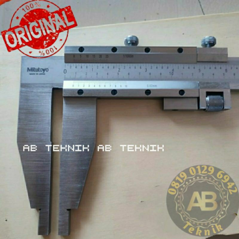 Jual alat ukur vernier caliper 40 inch sigmat panjang jangka sorong manual 0 - 1000 mm skekmat ...
