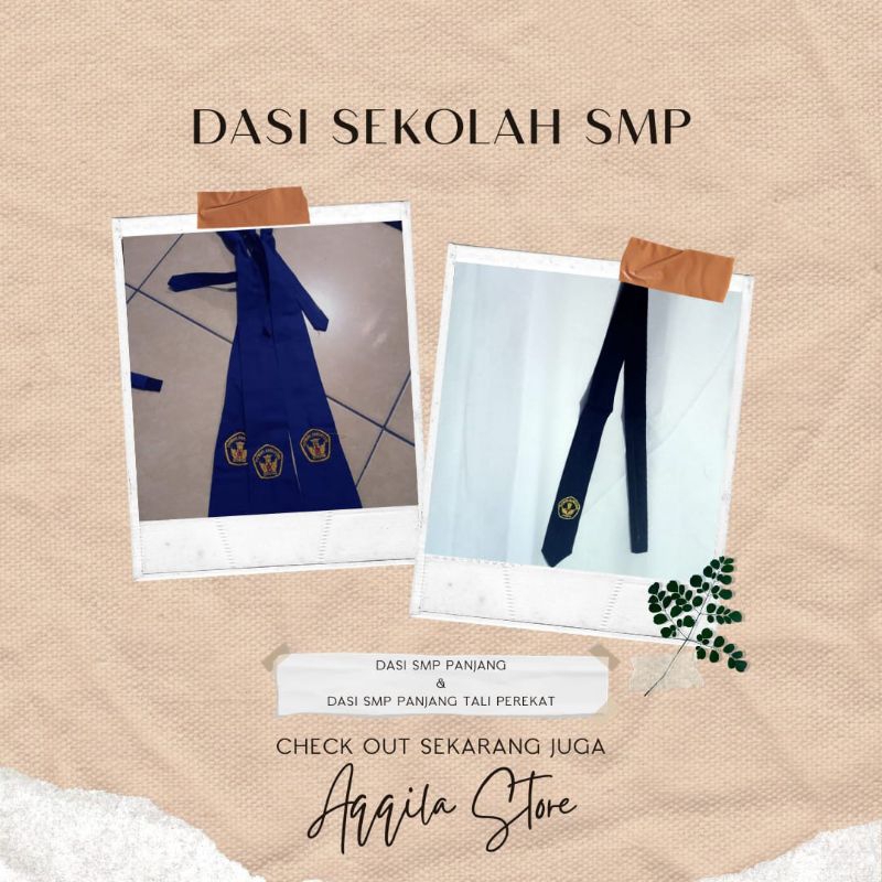 Jual Dasi Sekolah Dasi Smp DasiAnakSmp Dasi panjang perekat dan Dasi ...