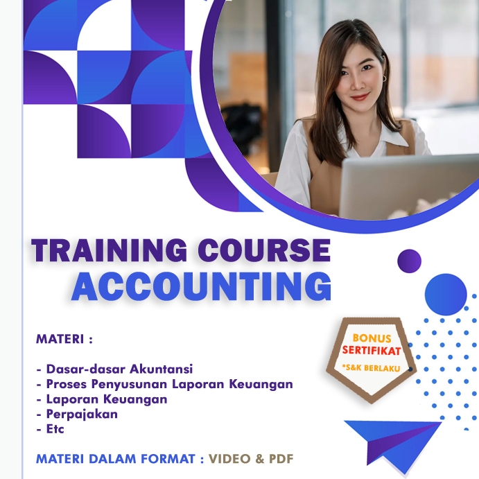 Jual Materi Pelatihan / Training / Bootcamp Accounting FREE SERTIFIKAT ...