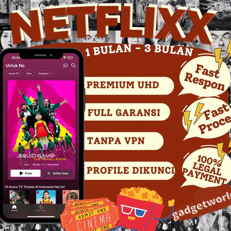 Jual Produk Terbaik NETFLIXXX 4KUHD TANPA VPN PUAZZ NONTON | Shopee ...