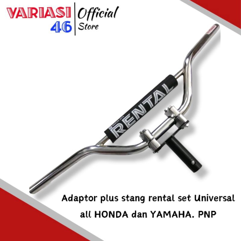 Jual stang dan dudukan adaptor Honda dan Yamaha PNP tebal stang trail ...