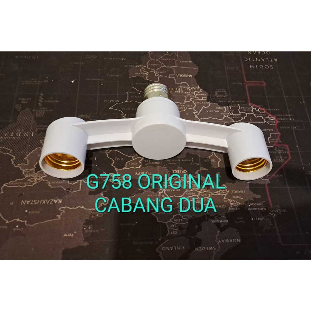 Jual G758 ORIGINAL RUMAH LAMPU CABANG 2 2in1SAKLAR COLOK SAMBUNGAN ...