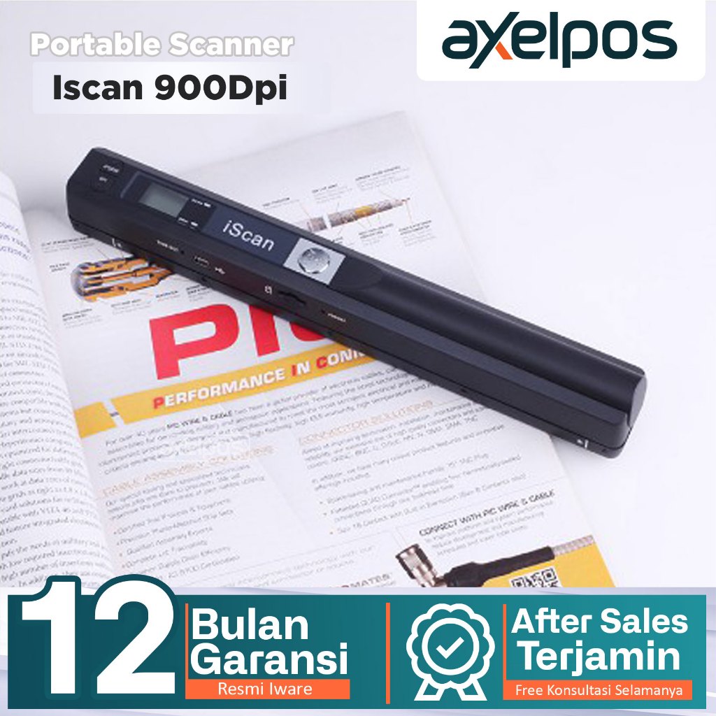 Jual Scanner Portable iScan Handy Scanner Resolusi 900Dpi With MicroSD ...