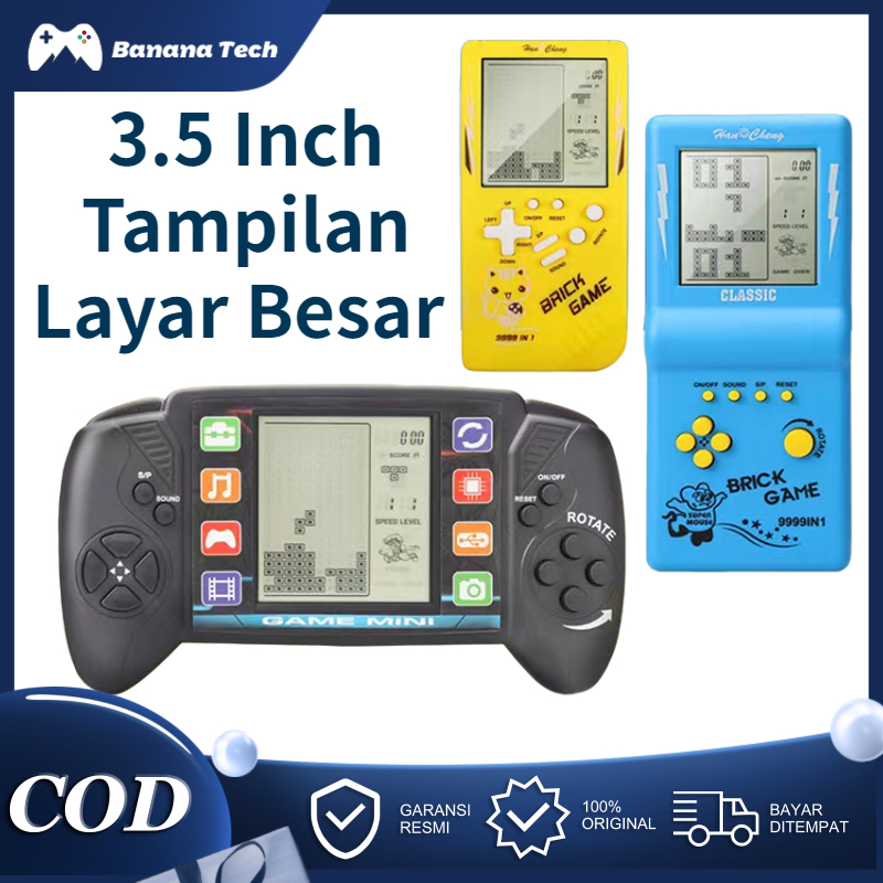 Jual Banana Tech Layar 3.6 inci Tetris Game Console Tetris Gameboy ...