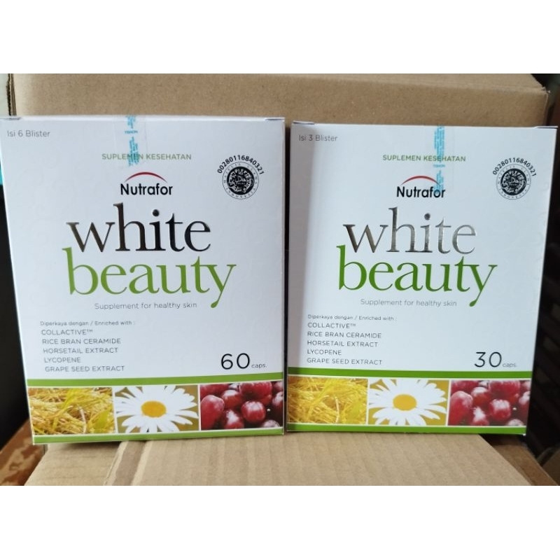 Jual Nutrafor white beauty 30 / 60 kapsul exp2026 | Shopee Indonesia