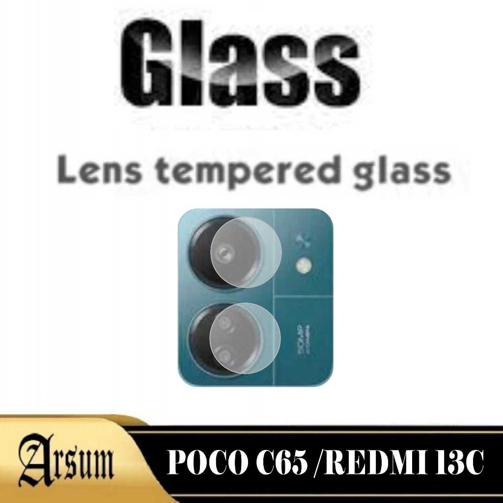 Jual PROMO Tempered Glass Camera XIAOMI REDMI 13C / POCO C65 Pelindung ...
