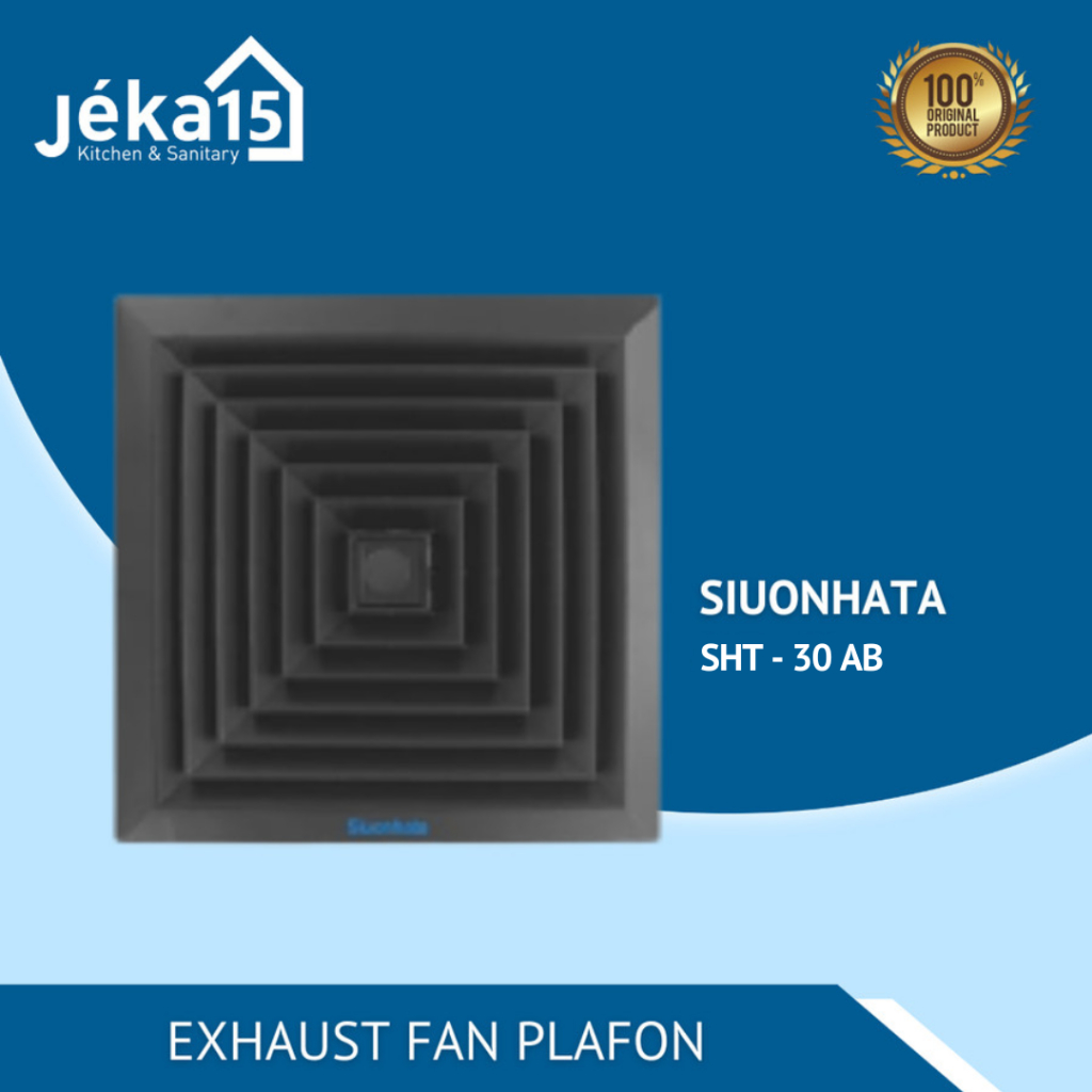 Jual EXHAUST FAN PLAFON SIOUNHATA | PENGHISAP UDARA | KIPAS ANGIN | SHT-30AB | Shopee Indonesia