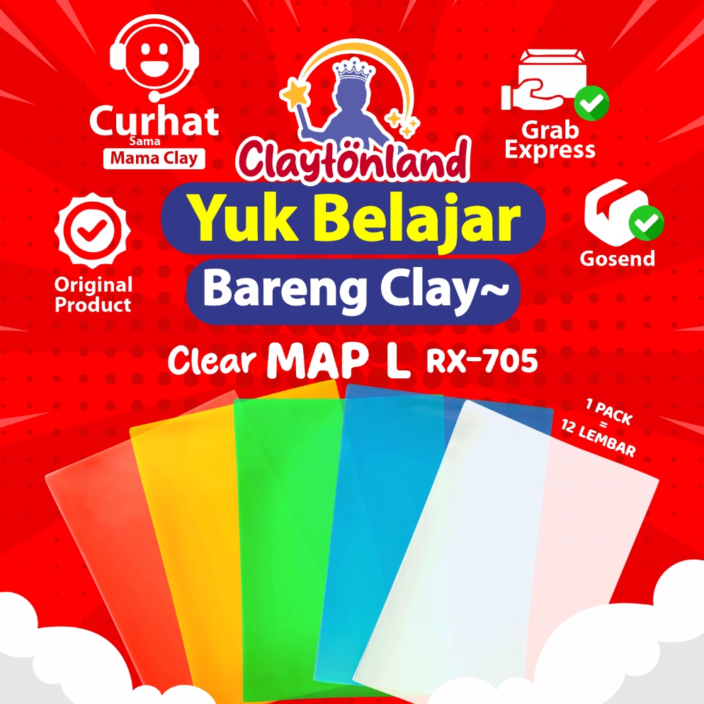 Jual [♕R76>] 12Pcs Map L Business File Map Dokumen F4 Map Snail Bisnis ...