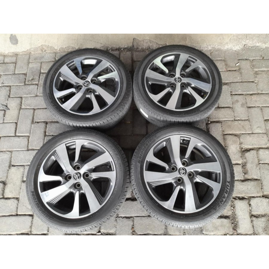 Jual Velg Oem copotan YARIS R16 4x100 + BAN turanza | Shopee Indonesia