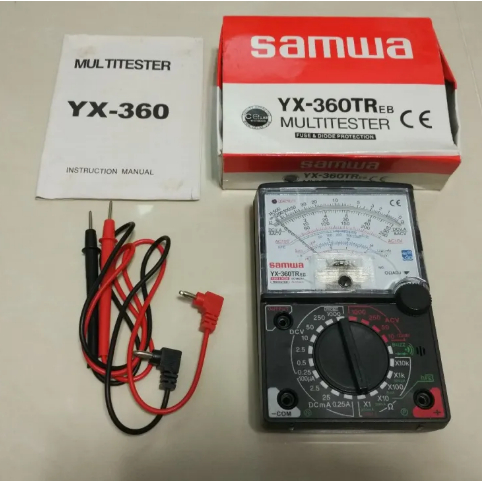 Jual Multimeter SAMWA YX-360 TR + Baterai AA Panasonic + Baterai kotak ...