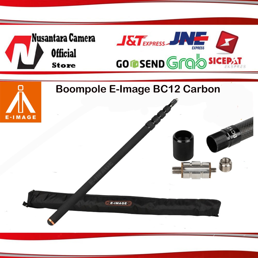 Jual E-Image BC12 Boompole Carbon Microphone Eimage Telescoping Carbon ...