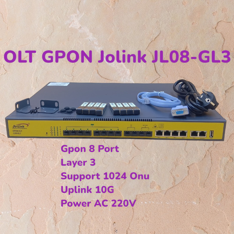 Jual OLT GPON Jolink JL08-GL3 + 8PCS SFP C+++ 8db | Shopee Indonesia