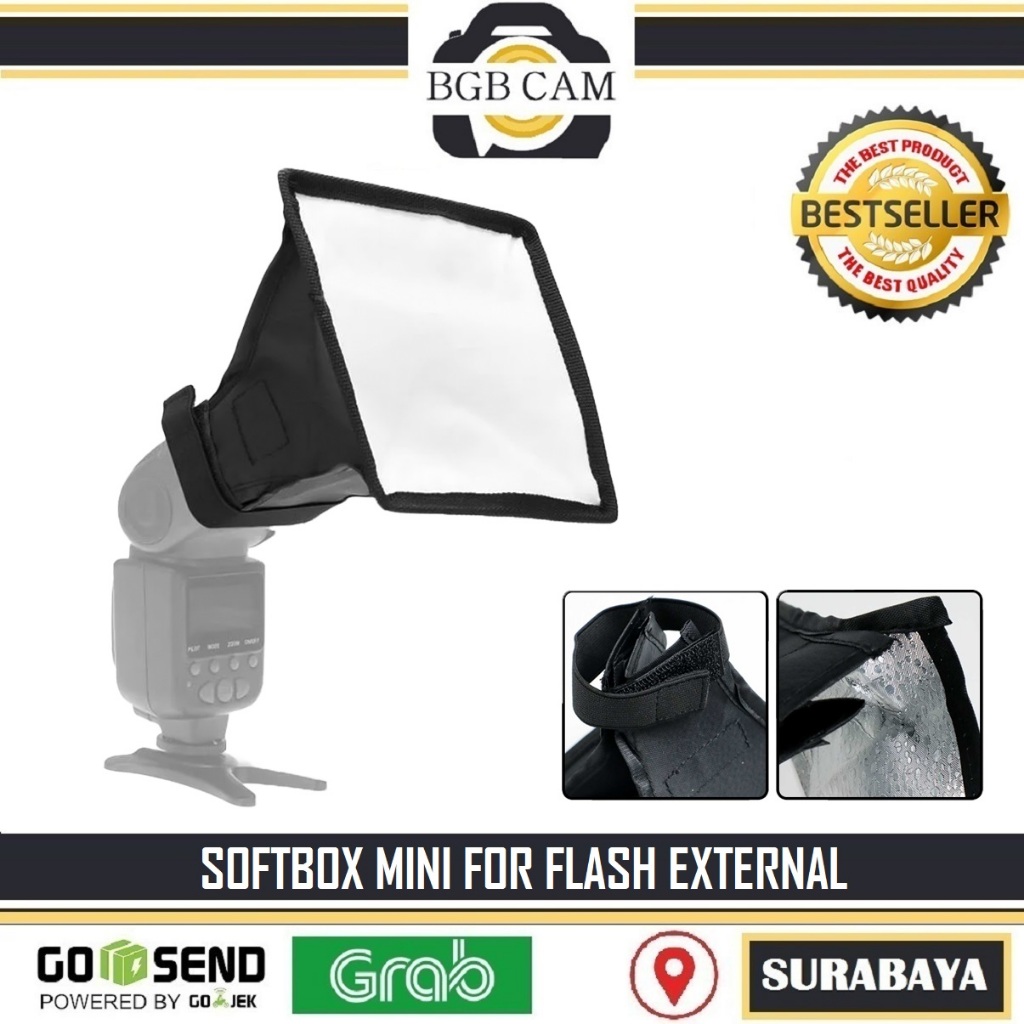 Jual SOFTBOX MINI FLASH DIFFUSER / SOFT BOX / FLASH EXTERNAL CANON ...