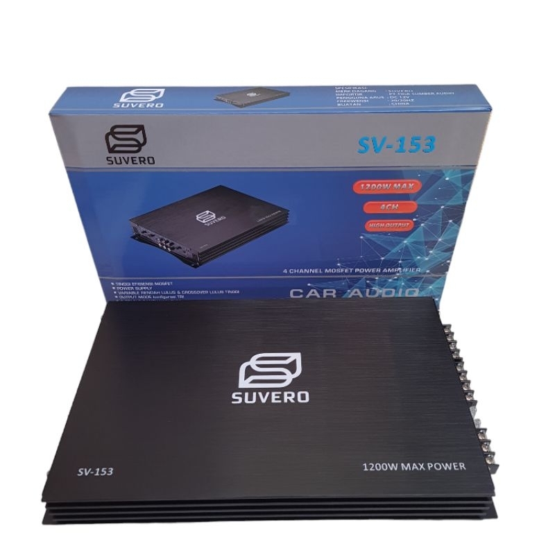 Jual Power amplifier 4 channel suvero sv-153 | Shopee Indonesia
