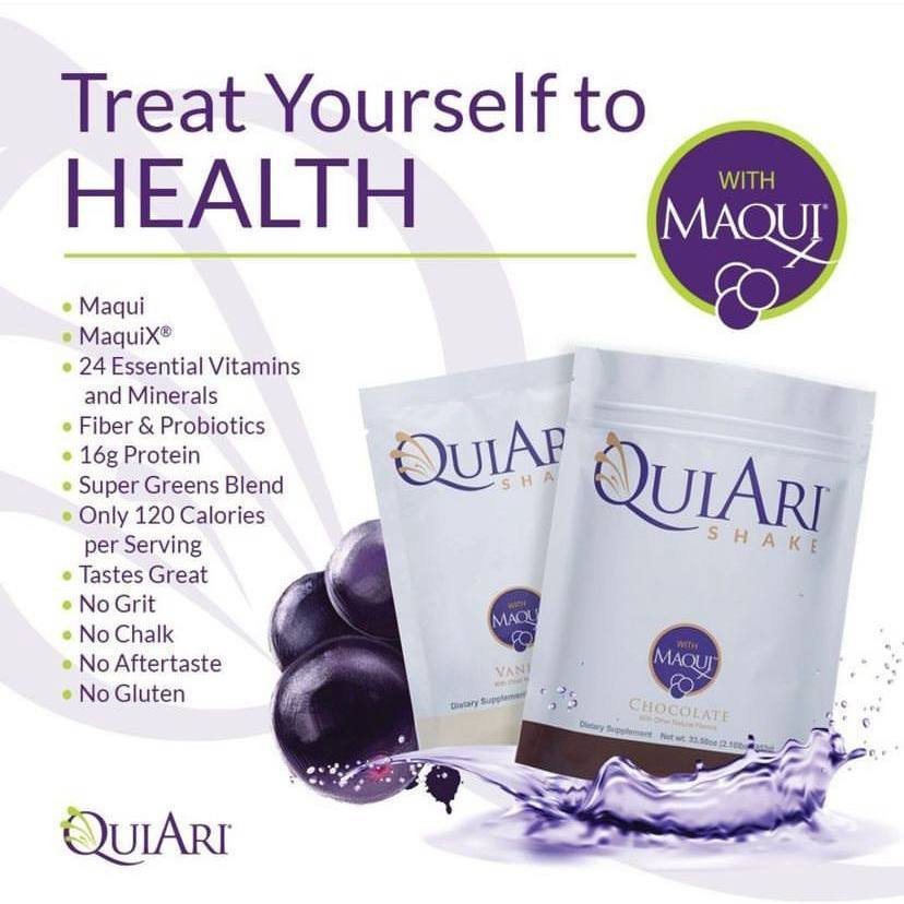 Jual QuiAri Shake - Susu Protein Maqui Berry Antioksidan Rasa Cokelat ...