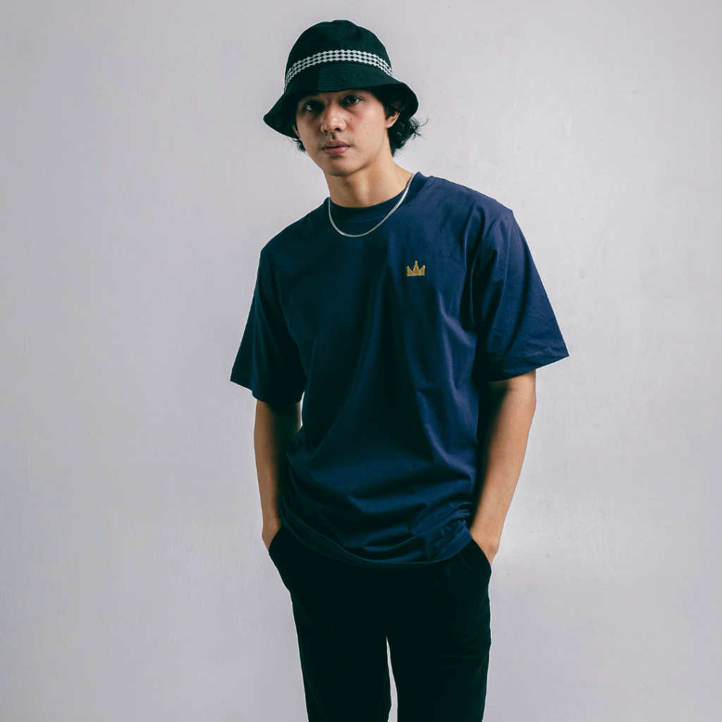 Jual Screamous Kaos T-Shirt CROWN LOGO SS NAVY BLUE | Shopee Indonesia