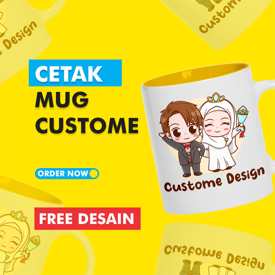 Jual GELAS MUG CUSTOM / KERAMIK CUSTOM bisa pakai FOTO dan DESAIN ...