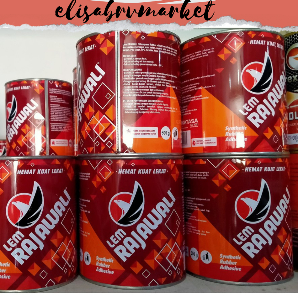 Jual LEM KUNING RAJAWALI 70G||Lem Rajawali kuning kaleng 70gr / Lem ...