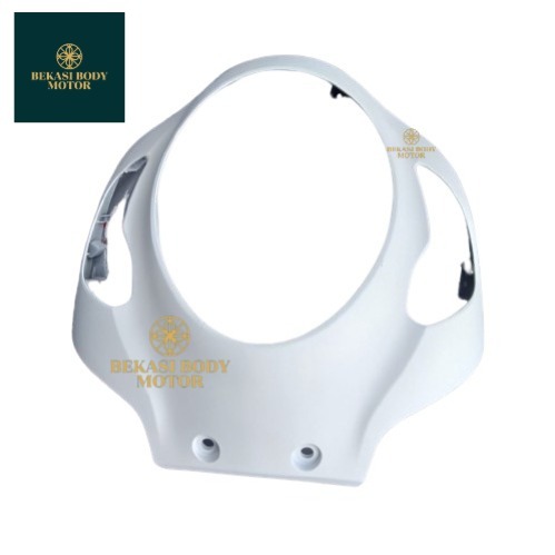 Jual Cover FR top kap Tameng Lampu Depan Scoopy new K2F 2020 putih doff ...