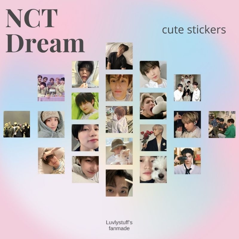 Jual [88 pcs] NCT DREAM STICKER DECO FREEBIES || DOFF GLOSSY JAEMIN ...