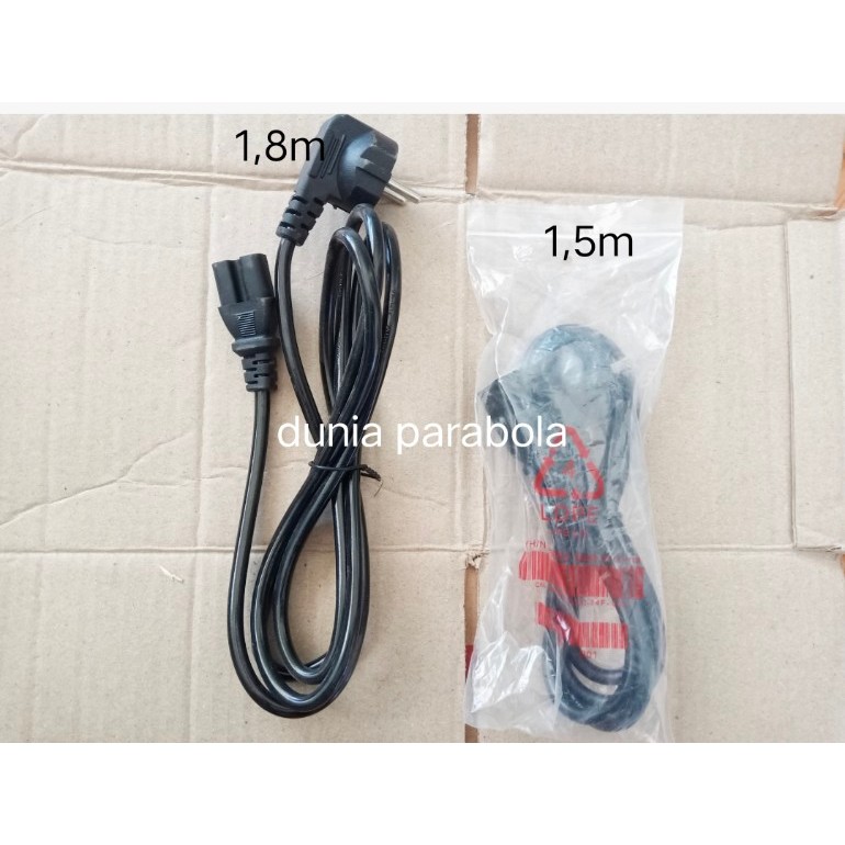 Jual Kabel power PC 1,8 meter kabel power 1,5m 1,5 meter / kabel AC CPU ...