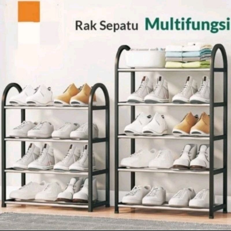 Jual Rak sepatu galvanis 4 susun dan 5 susun | Shopee Indonesia