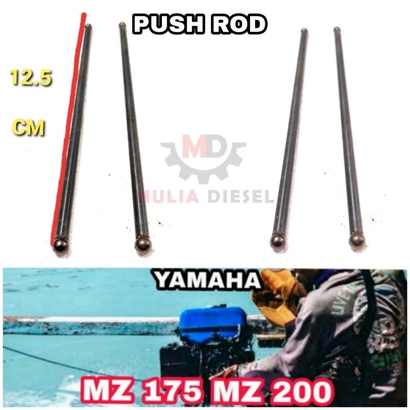 Jual Push Rod Tiang Valve Klep Mesin MZ175 MZ200 MZ 175 200 EC 2600 ...