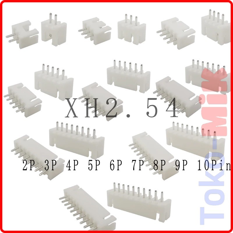 Jual JST XH2.54 XH 2.54 mm 2.54mm Pin Header Male 2P 3P 4P 5P 6P 7P 8P | Shopee Indonesia