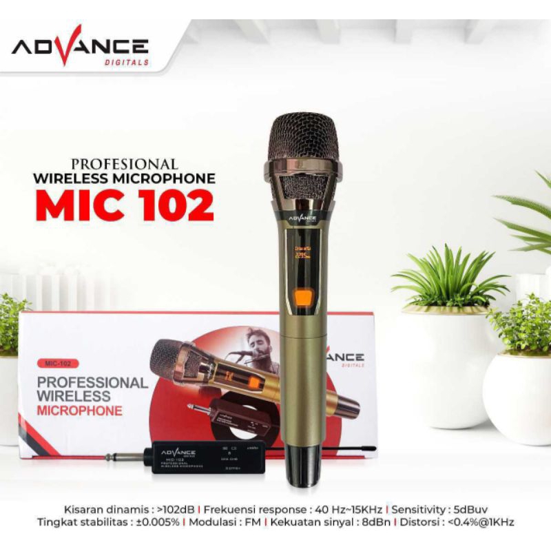 Jual Mic Wireless Advance Single | Shopee Indonesia