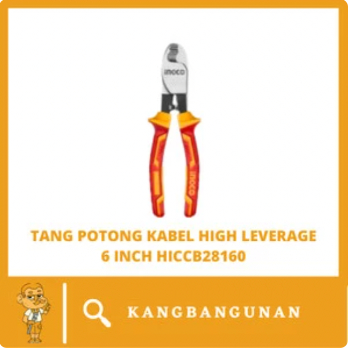 Jual TANG POTONG KABEL HIGH LEVERAGE 6" INGCO HICCB28160 | Shopee Indonesia