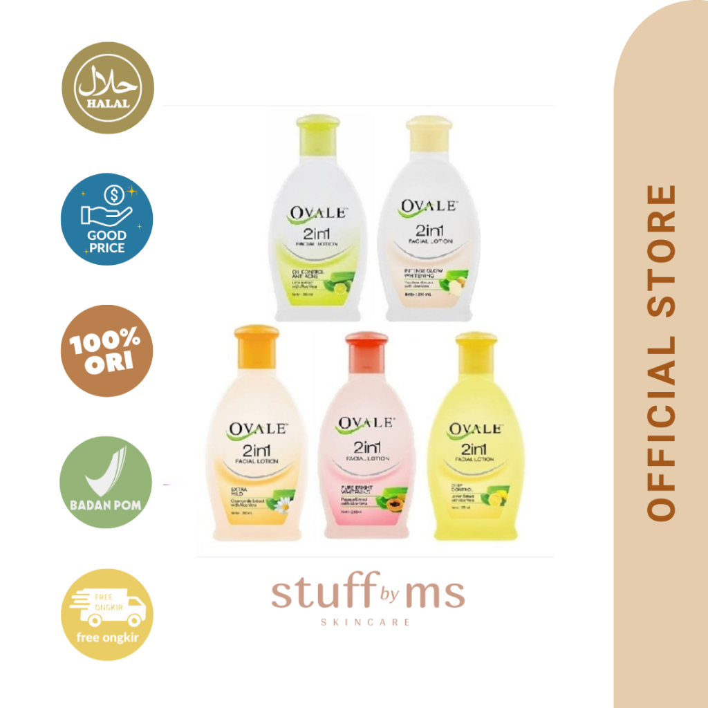 Jual Ovale 2in1 Facial Tonic Lotion - 60ml | Shopee Indonesia