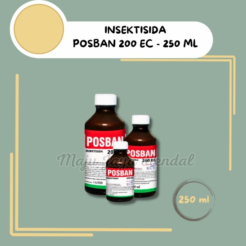 Jual INSEKTISIDA POSBAN - 250 ML | Shopee Indonesia