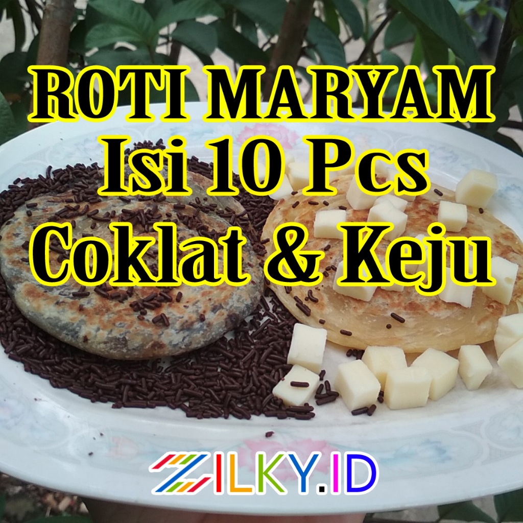 Jual Roti Maryam Coklat Keju Isi 10 Pcs Zilky Frozen Beku Mariam Cane