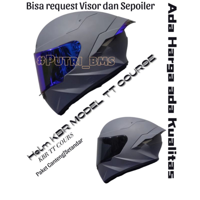 Jual Helm Full Face KBR TT COURSE Paket Ganteng | Shopee Indonesia