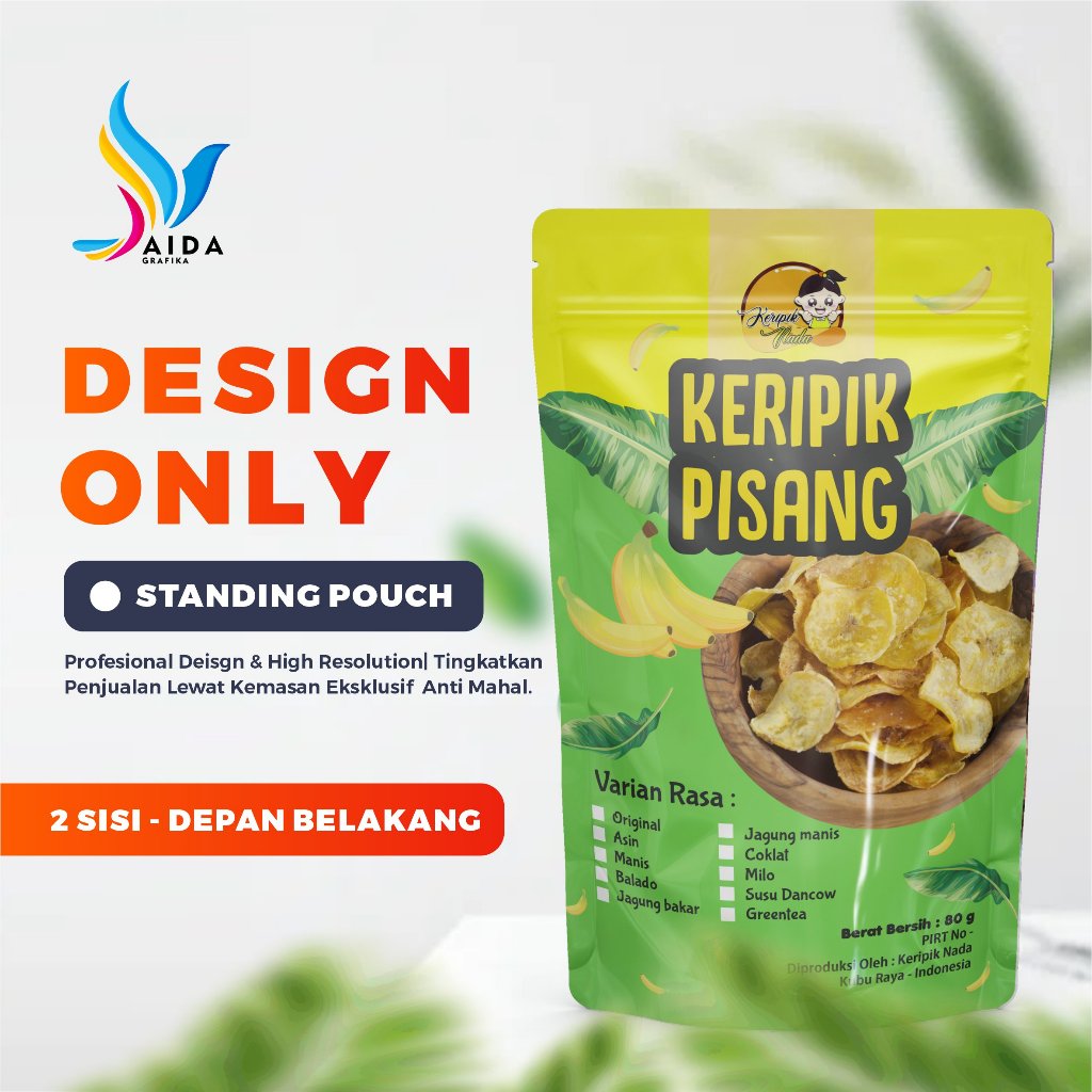 Jual Aida Grafika Desain Packaging Makanan Desain Kemasan Snack Basreng ...
