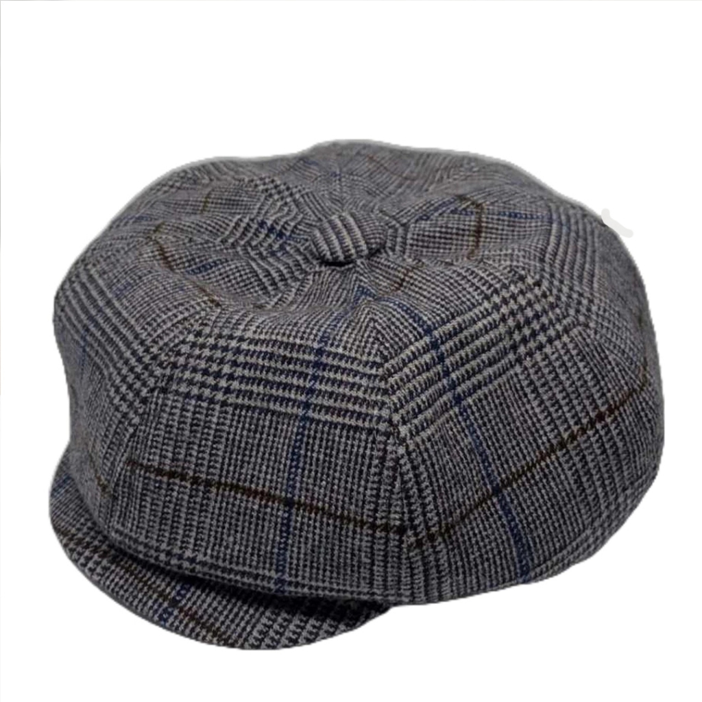 Jual Newsboy Cap Tinosidin Grey Series / Newsboy Cap Tartan Series ...